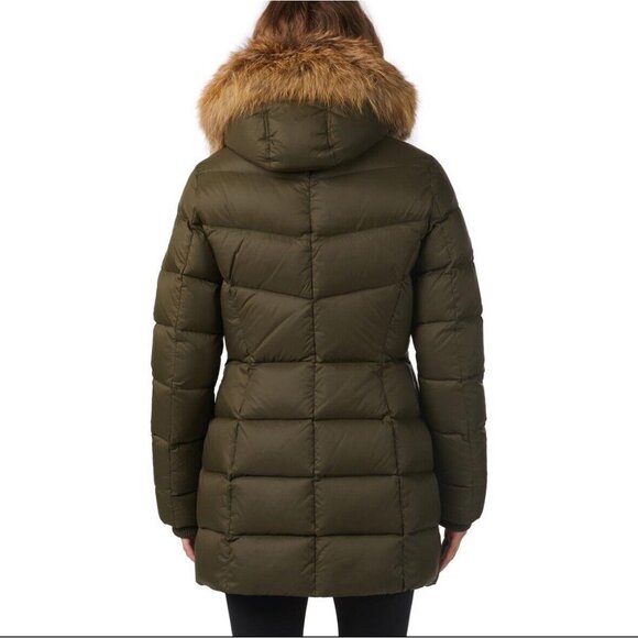 Pajar | Jackets & Coats | Pajar Roxy Womens Duck Down Fox Fur Trim Puffer Coat Winter Jacket M ...